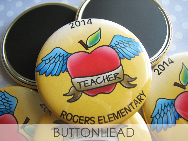 Customized Teacher Appreciation Magnets • Buttonhead